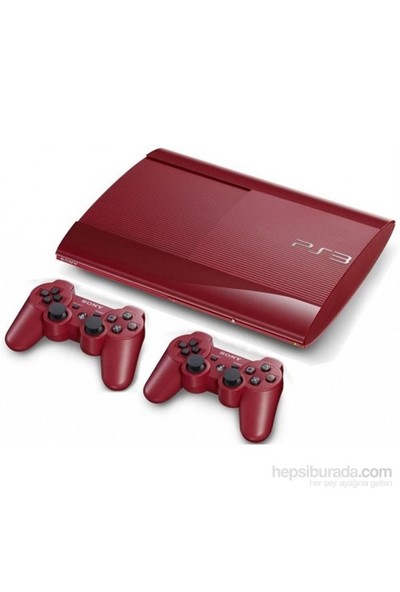 Sony Playstation 3 Kırmızı 500 Gb Slim Konsol + 1 Joystick Sony Playstation 3 Kırmızı 500 Gb Slim Konsol + 1 Joystick