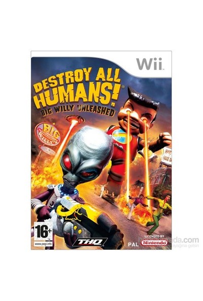 Thq Wii Destroy All Humans Bıg Wılly Unleashed Thq Wii Destroy All Humans Bıg Wılly Unleashed