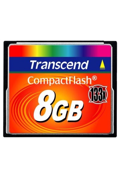 Transcend 8GB (133X) Ultra Speed CF Hafıza Kartı TS8GCF133 Transcend 8GB (133X) Ultra Speed CF Hafıza Kartı TS8GCF133
