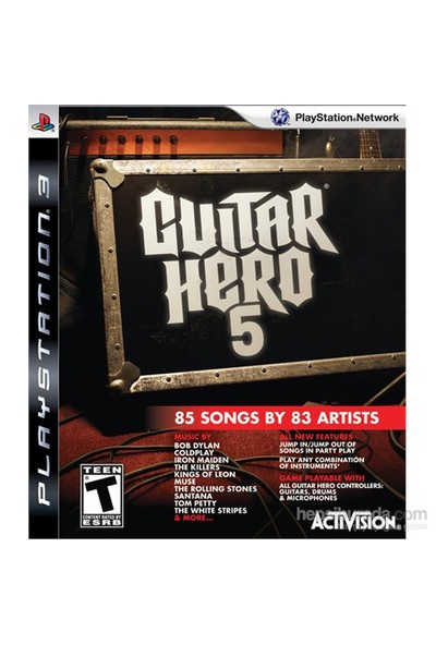Guitar Hero 5 Ps3 Oyunu Guitar Hero 5 Ps3 Oyunu