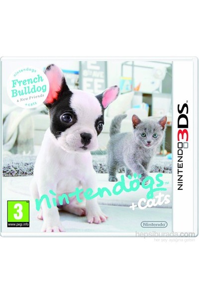 Nintendo 3Ds Nıntendogs French Bulldog + Cats