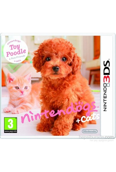 Nintendo 3Ds Nıntendogs Toy Poodle + Cats