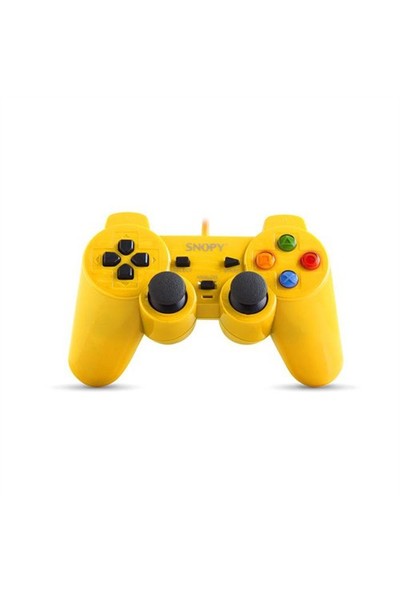Snopy Usb Joypad Sarı Sg-302 1.8M Kablo Snopy Usb Joypad Sarı Sg-302 1.8M Kablo