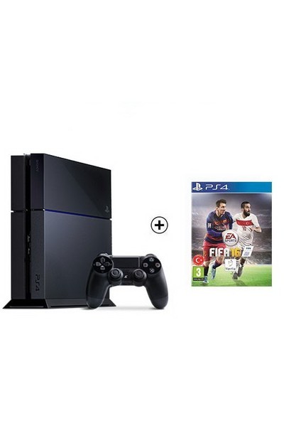 Sony Playstation 4 500Gb Oyun Konsolu + Fıfa 2016 Ps4 Oyun Sony Playstation 4 500Gb Oyun Konsolu + Fıfa 2016 Ps4 Oyun