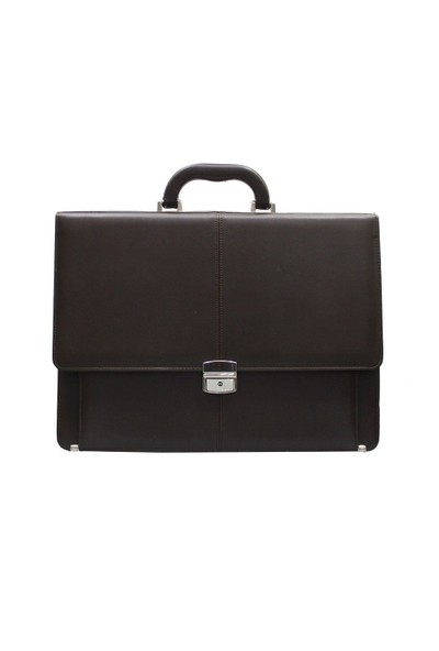 2016 Çok Kaliteli Geniş Çok Bölmeli Deri Evrak Çantası