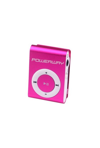 Powerway DRN-X08 4GB MP3 Player - Pembe Powerway DRN-X08 4GB MP3 Player - Pembe