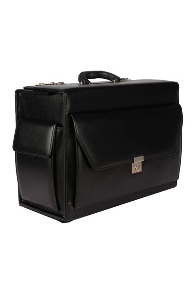 Şifreli Deri Pilot Kabin - Mümessil Plasyer Çanta