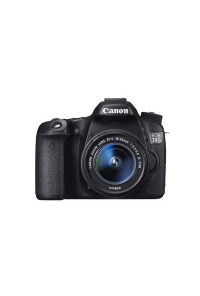 Canon Eos 70D 18-55 Is Stm Kit Dslr Fotoğraf Makinesi (İthalatçı Garantili) Canon Eos 70D 18-55 Is Stm Kit Dslr Fotoğraf Makinesi (İthalatçı Garantili)