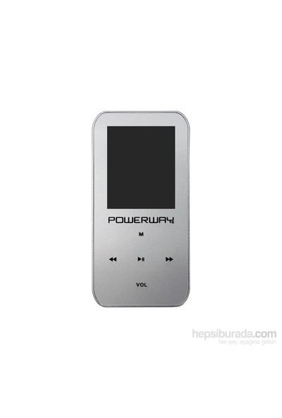 Powerway PWR-004 4GB Gri Mp3/Mp4 Medya Oynatıcı (KSFPOWERPWRG00)