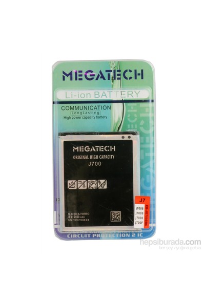 Megatech Mt-268 Galaxy J7 Batarya