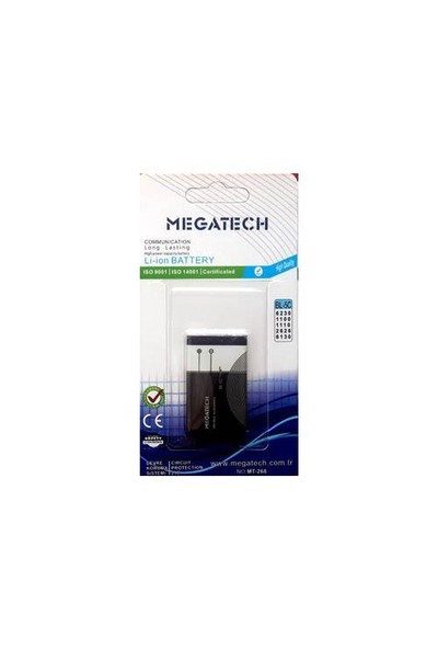 Megatech Mt-268 Nokıa Bl-5C Batarya Megatech Mt-268 Nokıa Bl-5C Batarya