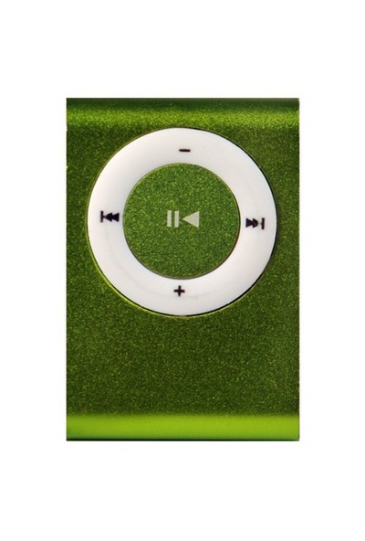 Multifon MP-11 4GB Mini Mp3 Player - Yeşil Multifon MP-11 4GB Mini Mp3 Player - Yeşil