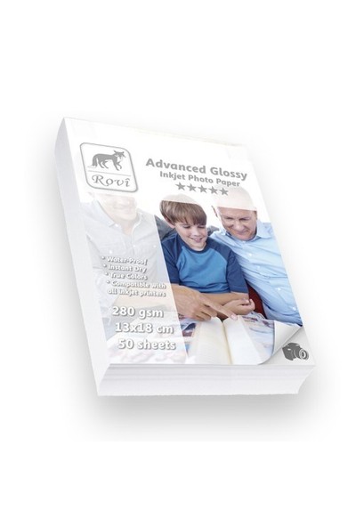 Rovi Advanced Parlak Fotoğraf Kağıdı - 280Gsm - 50Yp - 13X18cm Rovi Advanced Parlak Fotoğraf Kağıdı - 280Gsm - 50Yp - 13X18cm
