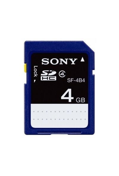 Sony 4GB Class 4 SD Hafıza Kartı SF4B4 Sony 4GB Class 4 SD Hafıza Kartı SF4B4