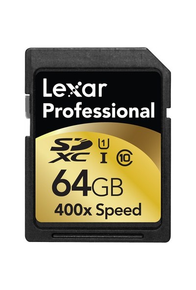 Lexar 64 GB 400x SDXC Proffesional Hafıza Kartı LSD64GCTBEU400