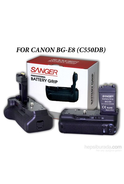 Canon 550D 600D 650D Bg-E8 Sanger Battery Grip Canon 550D 600D 650D Bg-E8 Sanger Battery Grip
