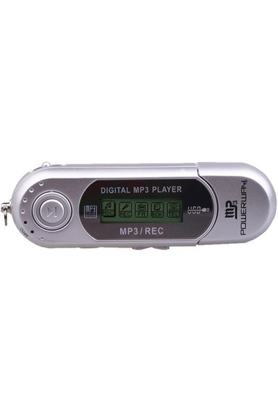Powerway PW-01 2GB + 1.0” Ekran + FM Radyo + Ses Kayıt Mp3 Çalar Gümüş Powerway PW-01 2GB + 1.0” Ekran + FM Radyo + Ses Kayıt Mp3 Çalar Gümüş