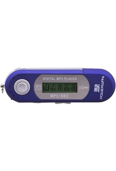 Powerway PW-01 2GB + 1.0” Ekran + FM Radyo + Ses Kayıt Mp3 Çalar Mavi Powerway PW-01 2GB + 1.0” Ekran + FM Radyo + Ses Kayıt Mp3 Çalar Mavi