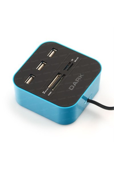 Dark UCR202 USB MicroSD/SD/MMC/M2/MS PRO DUO Kart Okuyucu (DK-AC-UCR202) Dark UCR202 USB MicroSD/SD/MMC/M2/MS PRO DUO Kart Okuyucu (DK-AC-UCR202)