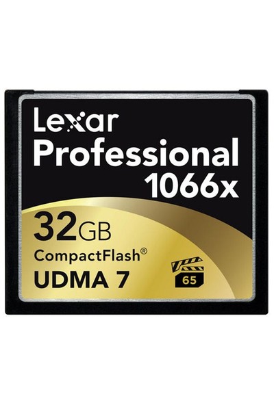 Lexar 32GB 1066x Professional Compact Flash Hafıza Kartı LCF32GCRBEU1066 Lexar 32GB 1066x Professional Compact Flash Hafıza Kartı LCF32GCRBEU1066