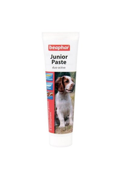 Beaphar Duo Junior -Yavru Köpekler İçin Vitamin Macunu 100 Gr Beaphar Duo Junior -Yavru Köpekler İçin Vitamin Macunu 100 Gr