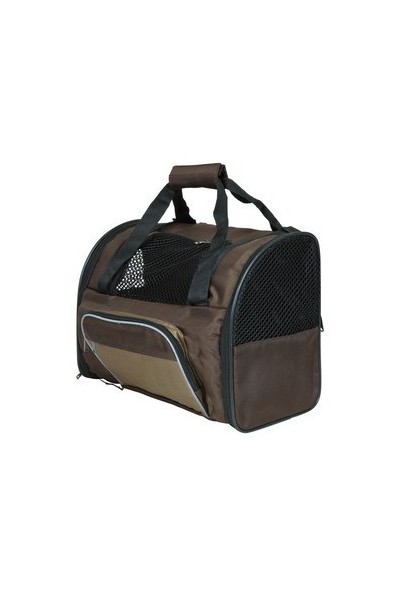 Trixie kedi köpek taşıma sırt çantası 41x30x21cm kahve/bej