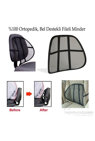 AutoCet %100 , Bel Destekli Fileli Minder AutoCet %100 , Bel Destekli Fileli Minder