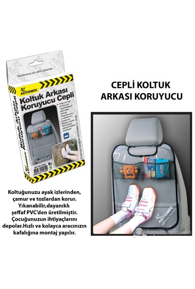 Automix Oto Koltuk Arkası Koruma Kılıfı