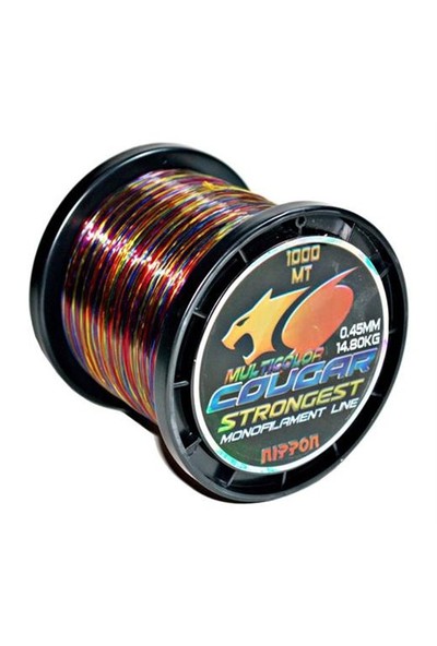 Nippon Cougar Bobin Olta Misinası 1000Mt 0,45 Mm Nippon Cougar Bobin Olta Misinası 1000Mt 0,45 Mm