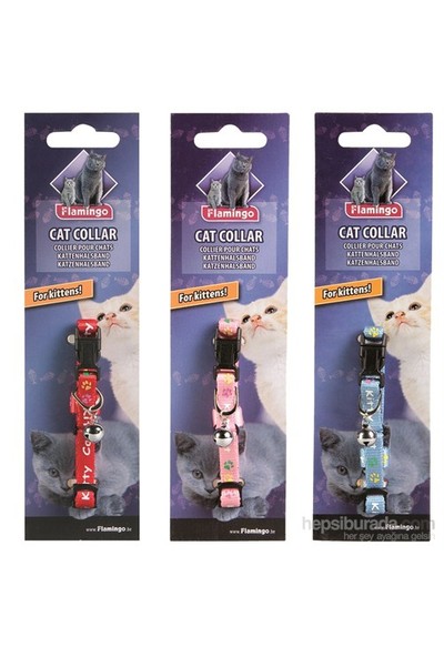 Karlie-Flamingo Yavru Kedi Boyun Tasması