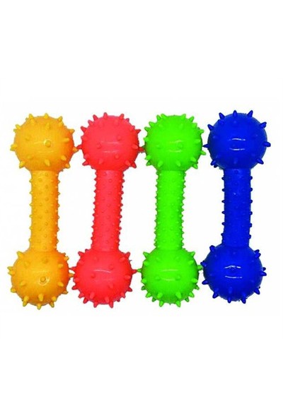 Mio Kauçuk Topuz Başlı Dambıl Köpek Oyuncağı