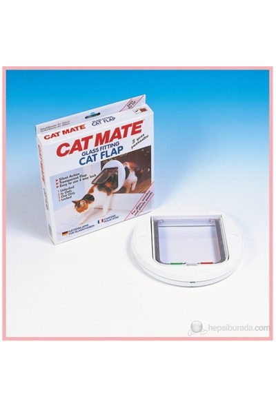 Catmate Kedi Kapısı 4 Yollu Cam için - 210C - 245mmx223mm Catmate Kedi Kapısı 4 Yollu Cam için - 210C - 245mmx223mm