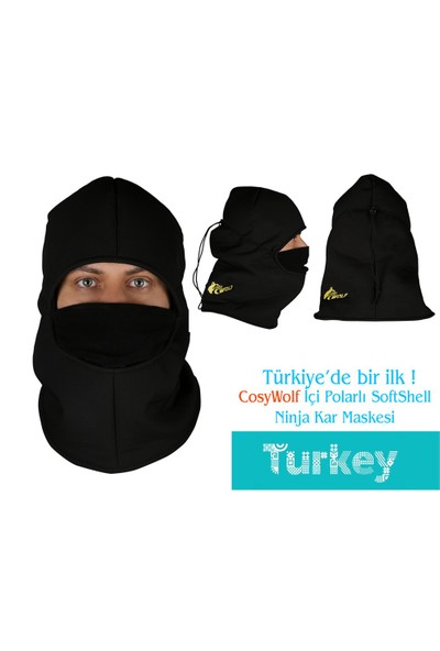 Cosywolf Softshell Ninja Kar Maskesi
