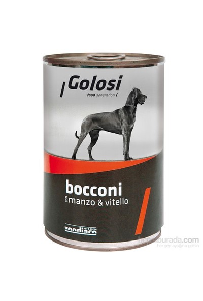 Golosi Sığır Ve Dana Etli Köpek Konserve Maması 400 Gr Golosi Sığır Ve Dana Etli Köpek Konserve Maması 400 Gr