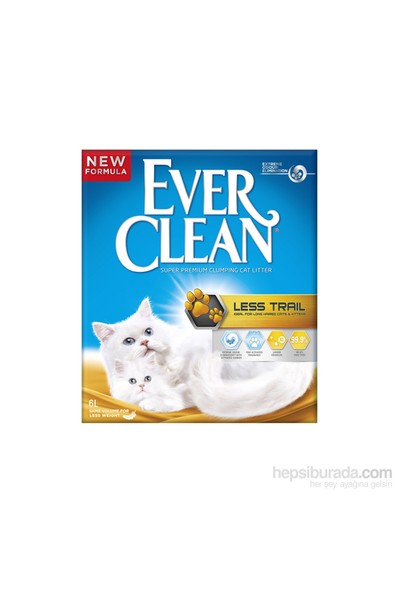 Ever Clean Patilere Yapışmayan Kedi Kumu 6 Lt