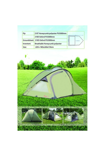 Redwood Olea Palm 260 3 Kişilik Çadır Redwood Olea Palm 260 3 Kişilik Çadır