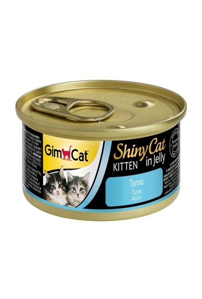 Gimcat Yeni Shinycat Öğünlük Konserve Yavru Kedi Maması-Ton balıklı 70gr Gimcat Yeni Shinycat Öğünlük Konserve Yavru Kedi Maması-Ton balıklı 70gr