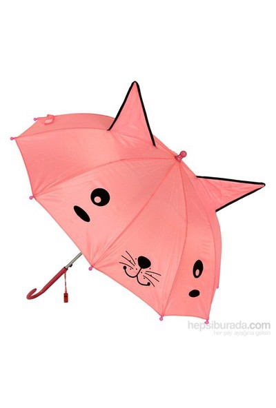 Dearybox VY-37P Kulaklı Çocuk Şemsiyesi PEMBE Dearybox VY-37P Kulaklı Çocuk Şemsiyesi PEMBE