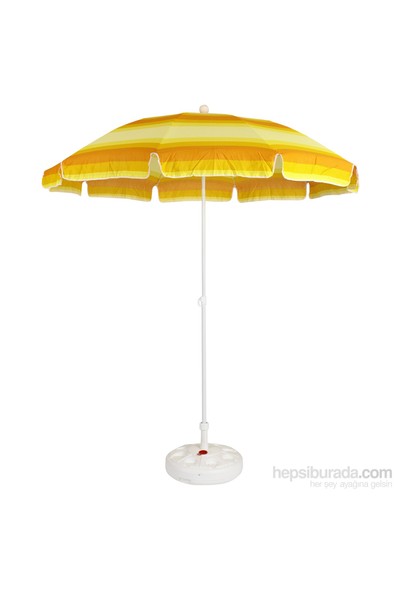 DearyBox VY10010P-3 200 cm Pamuk Kumaş Plaj Şemsiyesi