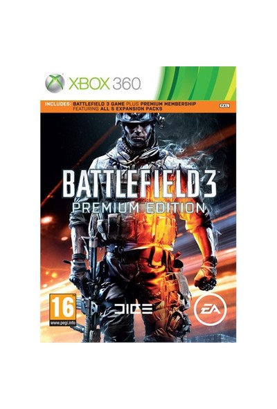 Battlefıeld 3 Premıum Edıtıon X360 Battlefıeld 3 Premıum Edıtıon X360