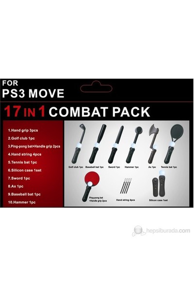 Tasco Sony PS3 Uyumlu HYS-P3086 Move 17 in 1 Set Tasco Sony PS3 Uyumlu HYS-P3086 Move 17 in 1 Set