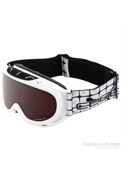 Cebe Verdict M Beyaz-Koyu Kırmızı Kayak Ve Snowboard Gözlüğü