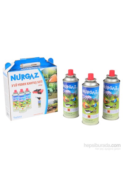 Nurgaz 3'lü Yedek Kartuş Seti (NG 207) Nurgaz 3'lü Yedek Kartuş Seti (NG 207)