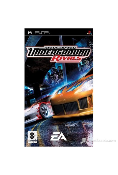 NFS Underground Rivals PSP