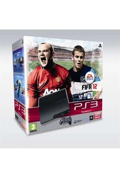 Sony Playstation 3 320 Gb Slim Konsol + Fifa 2012 Paketi + Hdmi Kablo Sony Playstation 3 320 Gb Slim Konsol + Fifa 2012 Paketi + Hdmi Kablo