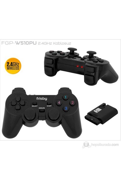 Frisby FGP-W510PU 2.4GHz Kablosuz Pc, Ps2, Ps3 Uyumlu Game Pad Frisby FGP-W510PU 2.4GHz Kablosuz Pc, Ps2, Ps3 Uyumlu Game Pad