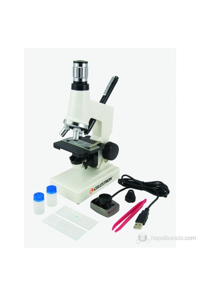 Celestron 44320 Başlangıç Seviyesi Mikroskop Seti Celestron 44320 Başlangıç Seviyesi Mikroskop Seti