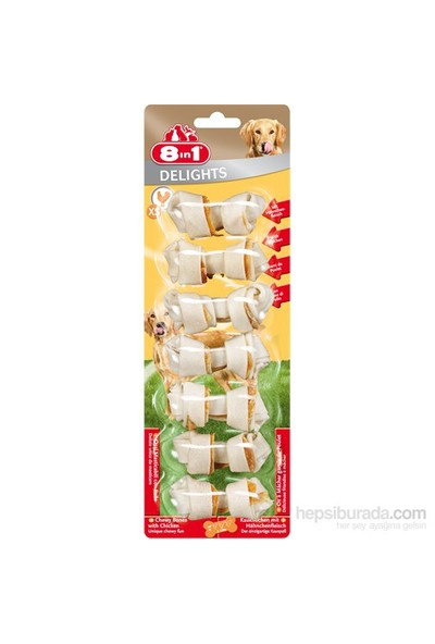 8 IN 1 Delights Bones Köpekler İçin Ağız Bakım Kemiği XS 7 Li 8 IN 1 Delights Bones Köpekler İçin Ağız Bakım Kemiği XS 7 Li