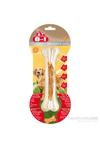 8 IN 1 Delights Bones Köpekler İçin Ağız Bakım Press Kemiği Large 8 IN 1 Delights Bones Köpekler İçin Ağız Bakım Press Kemiği Large