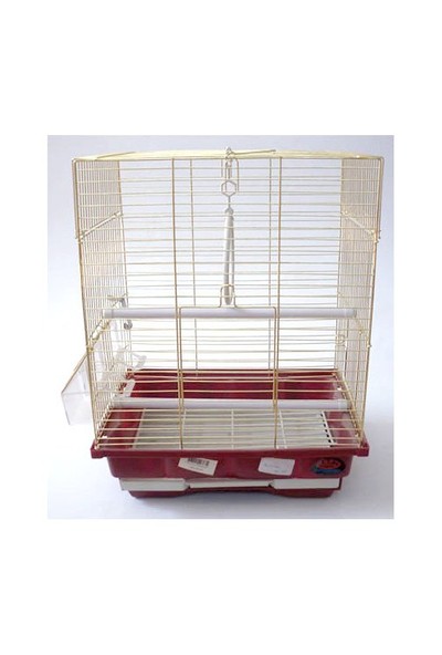 Dayang İki Kapılı Düz Muhabbet Kafesi Gold